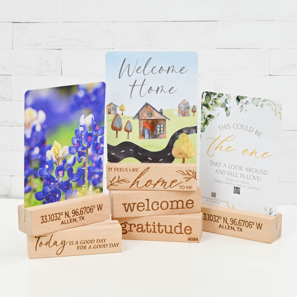 Cards and Card Stands - Personalized Gallery