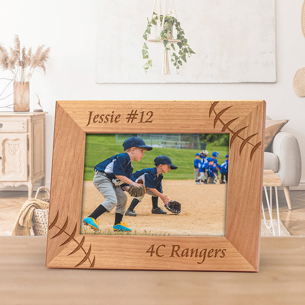 Baseball Photo Frame - Personalized Gallery