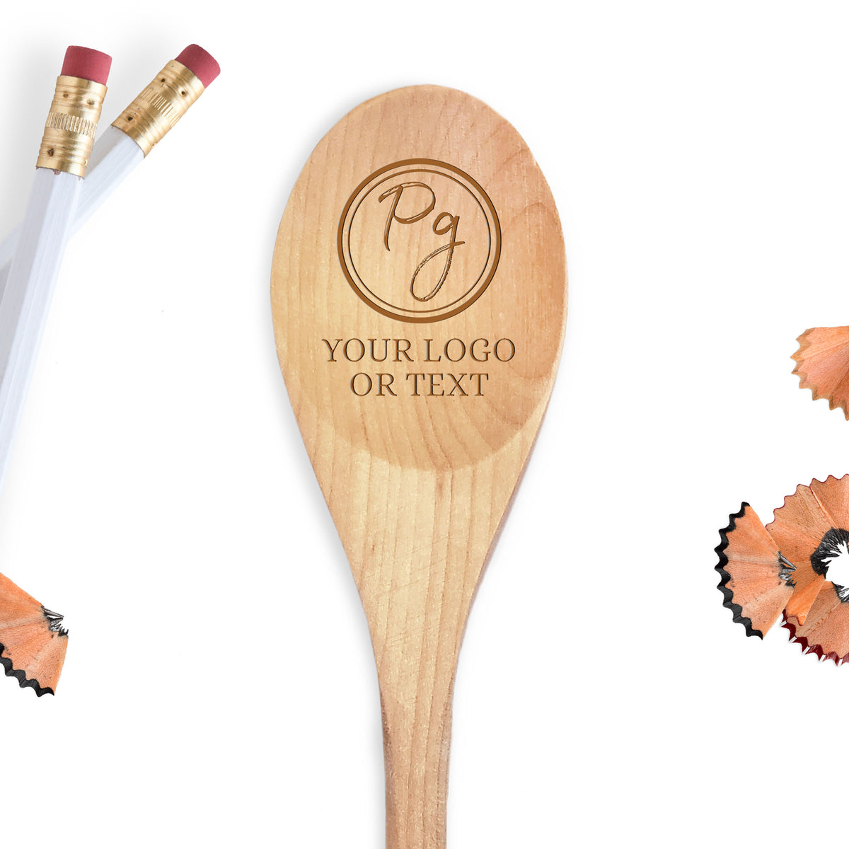 Custom Wooden Spoon - Corporate Logo - Personalized Gallery